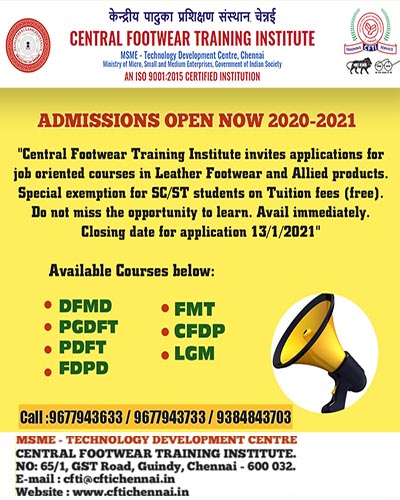 Central Footwear Training Institute - Home